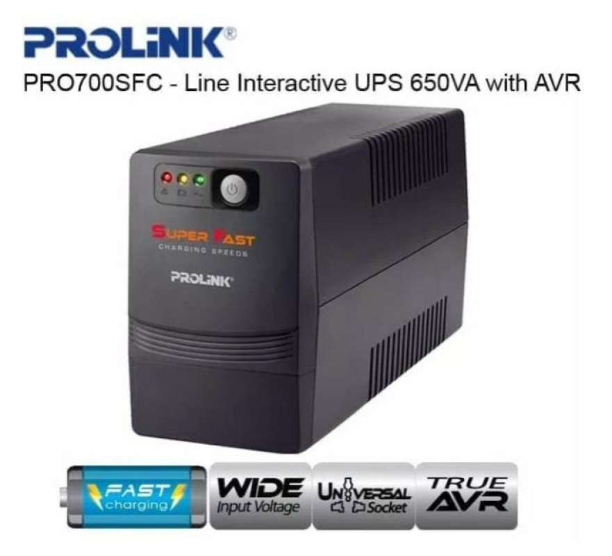 Jual PROLINK PRO 700 V (AVR) | UPS PROLINK 650 VA di Seller Persada ...