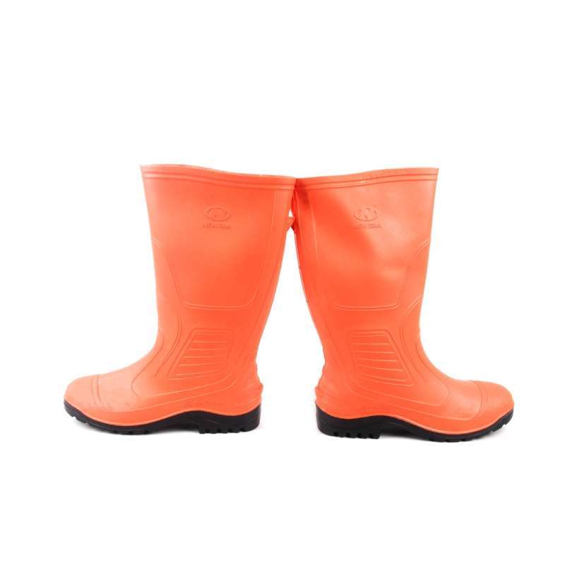 Jual Sepatu Boot Tinggi 9507 Orange Kebersihan Perkebunan Kontruksi ...