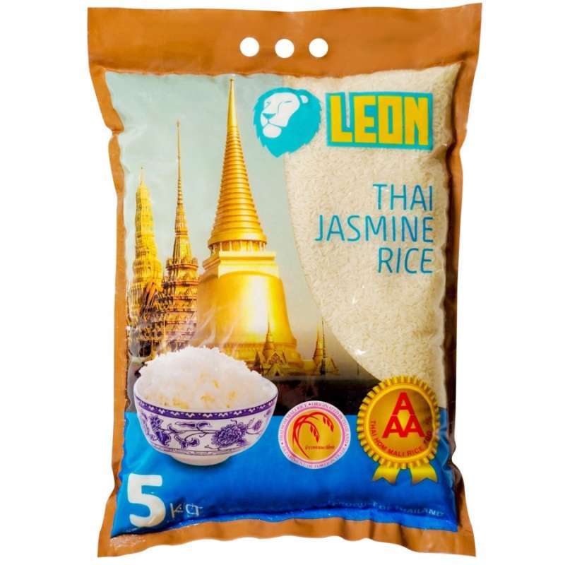 Jual Leon Thai Jasmine Rice / Beras Thailand 5kg di Seller LuxFood ...