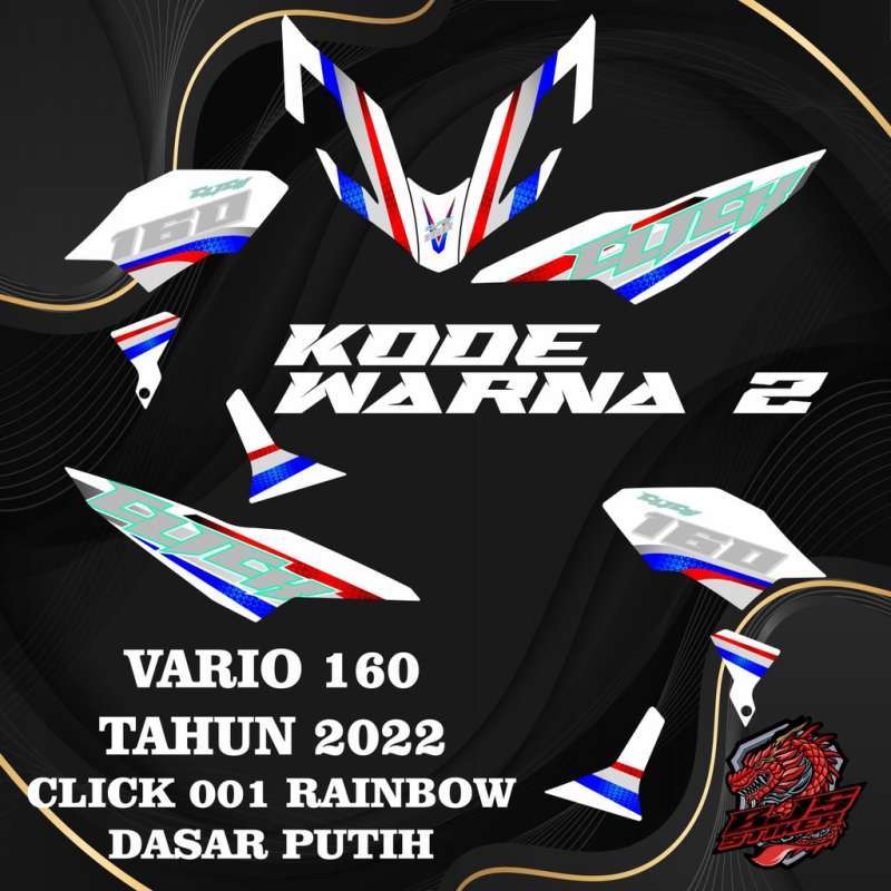Promo decal stiker striping sticker variasi striping hologram ...