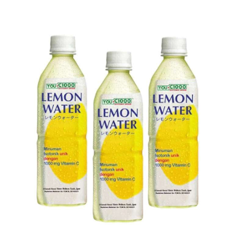 Jual You C-100 Lemon Water Kemasan 500 Ml (per 3 Botol) Di Seller Deayi ...