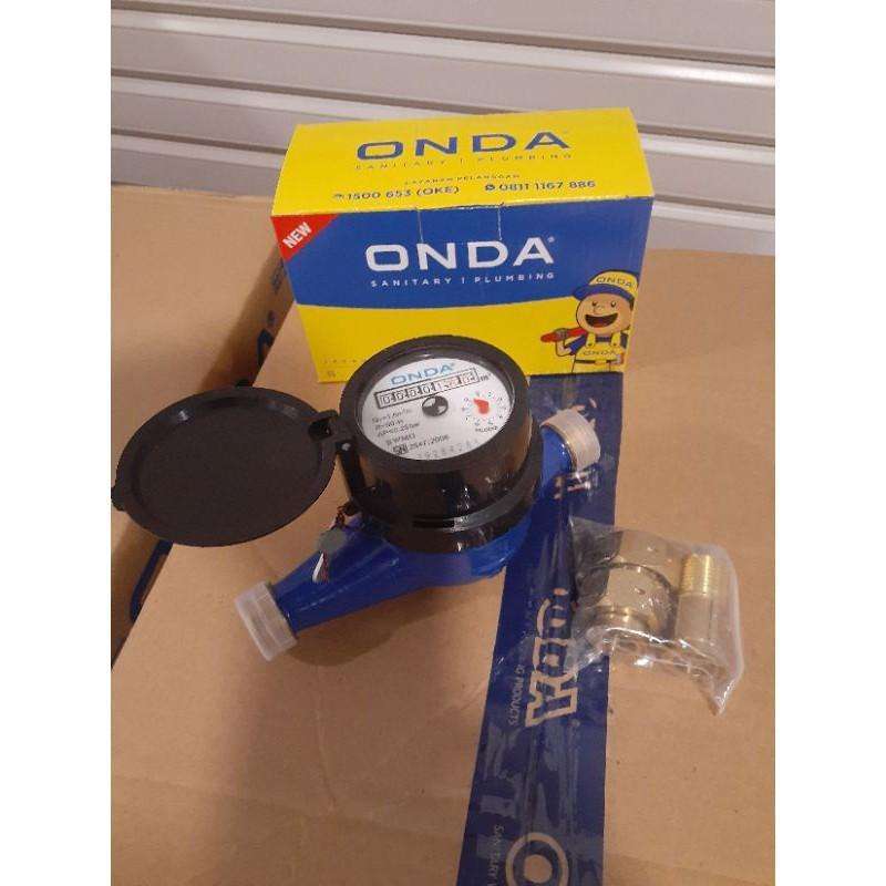 Jual Meteran Air Onda 1 2 Inchi Standar SNI di Seller eleven jaya ...