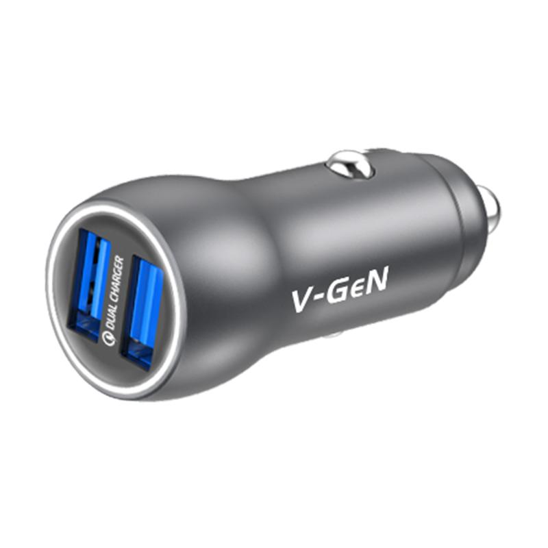 Jual V-GEN VCC2-09 Car Charger [2 Port USB/ QC3.0/ Fast Charger] di ...