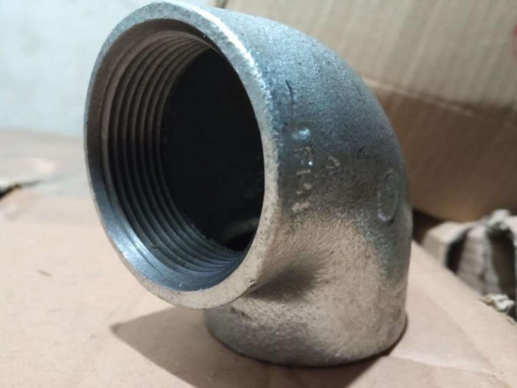 Jual Elbow Full Besi Drat Dalam 4 Inch 90 Derajat Sambungan Belokan ...