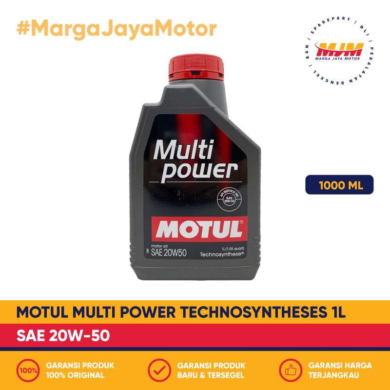 Jual Motul Multipower 20w/50 [1000ml] Motul Oil 1l Original Di Seller ...