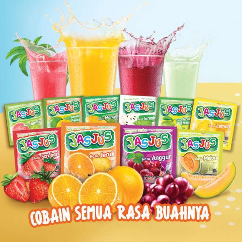 Promo Jasjus [7 Gr X 50 Sachet | 5 Renceng | 1 Pak] Jas Jus Melon ...