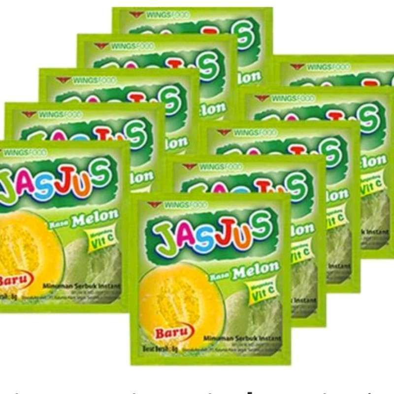 Promo Jasjus [7 Gr X 50 Sachet | 5 Renceng | 1 Pak] Jas Jus Melon ...