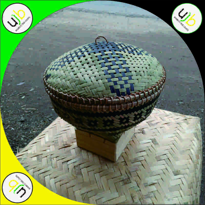 Jual Boboko Tutup atau Tempat Nasi dari Anyaman Bambu Ukuran Kecil di ...