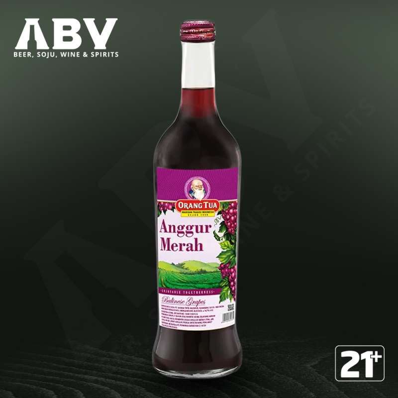 Jual Orang Tua Anggur Merah 620ml di Seller AbvJakarta - Bangka, Kota ...