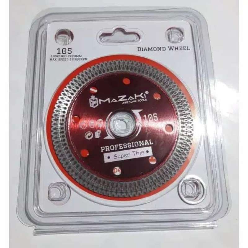 Jual Diamond Wheel 4 Inch Mata Potong Keramik Granit Mazaki Super Tipis ...