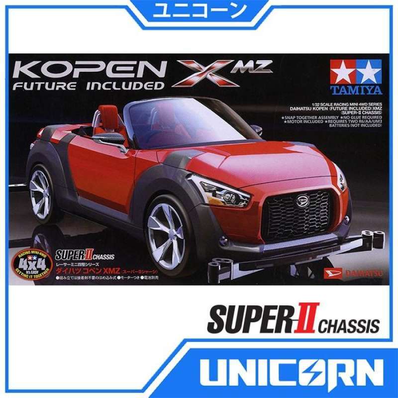 Jual TAMIYA MINI 4WD KOPEN XMZ / SUPER II CHASSIS / 18082 ORIGINAL di ...