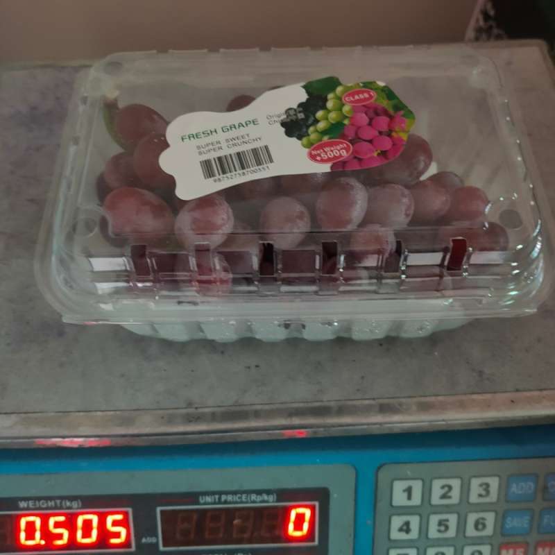 Jual HasilSumberalaM Anggur Crimson Red Seedless Grapes IMPORT 1pack ...