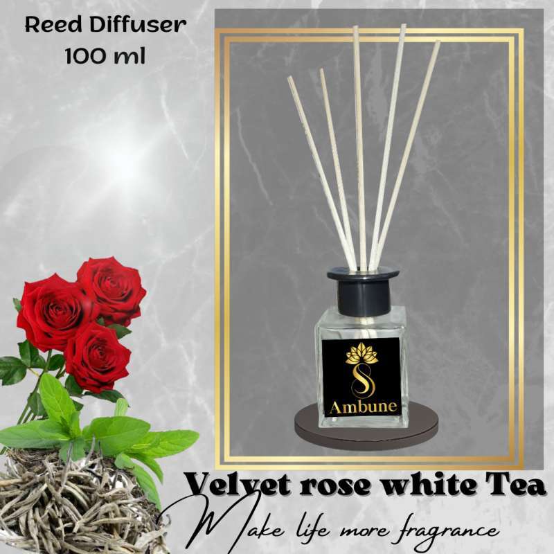 Jual Velvet rose white tea Reed Diffuser 100 ml Pengharum ruangan Ambune di Seller Ambune - DMS ...