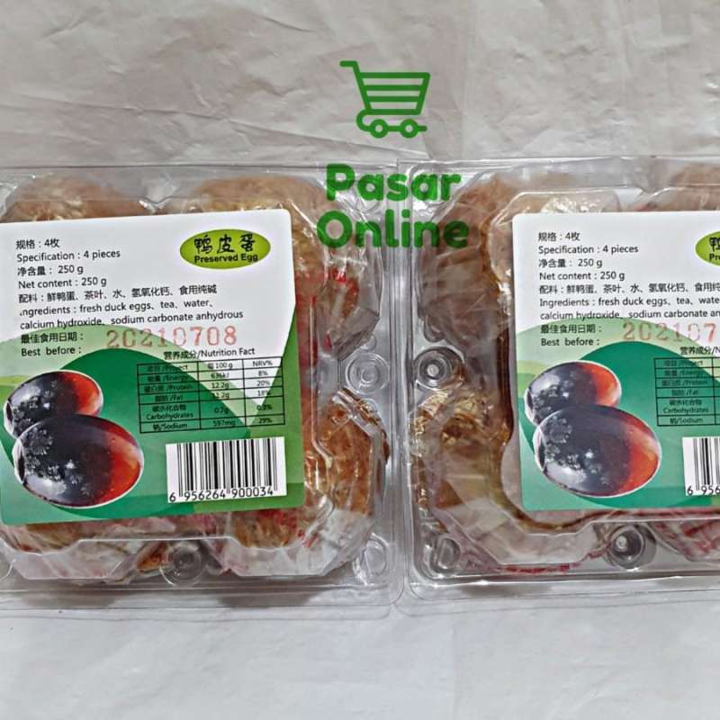 Jual TELUR PHITAN / TELUR PITAN 250GR Halal di Seller pasaronlineaja ...