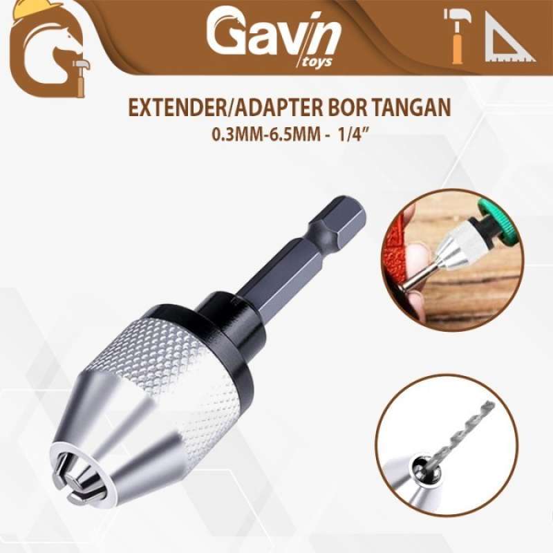 Promo Adapter Mata Bor Converter Penghubung Bor Tangan Sambungan Bor ...