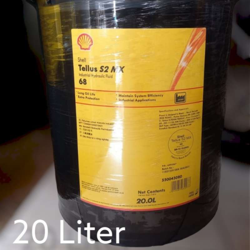 Promo Oli Hidrolik Shell Tellus S2 Mx 68 Pelumas Hidrolik Iso Vg 68 ...