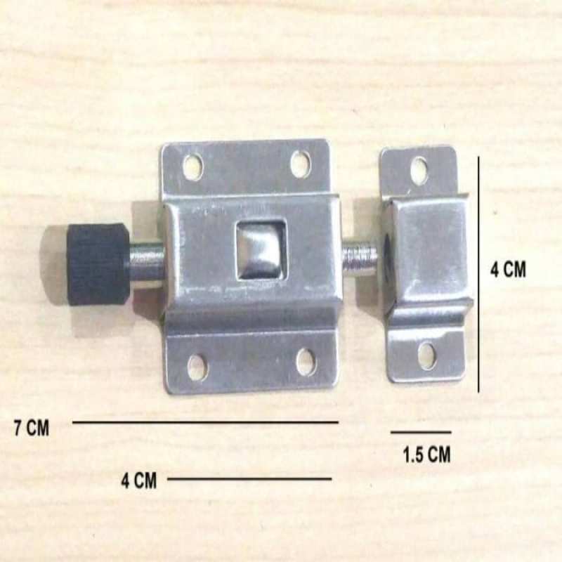 Jual Jual Slot Pintu Tekan 5 cm / Grendel Pintu stainless steel Murah ...