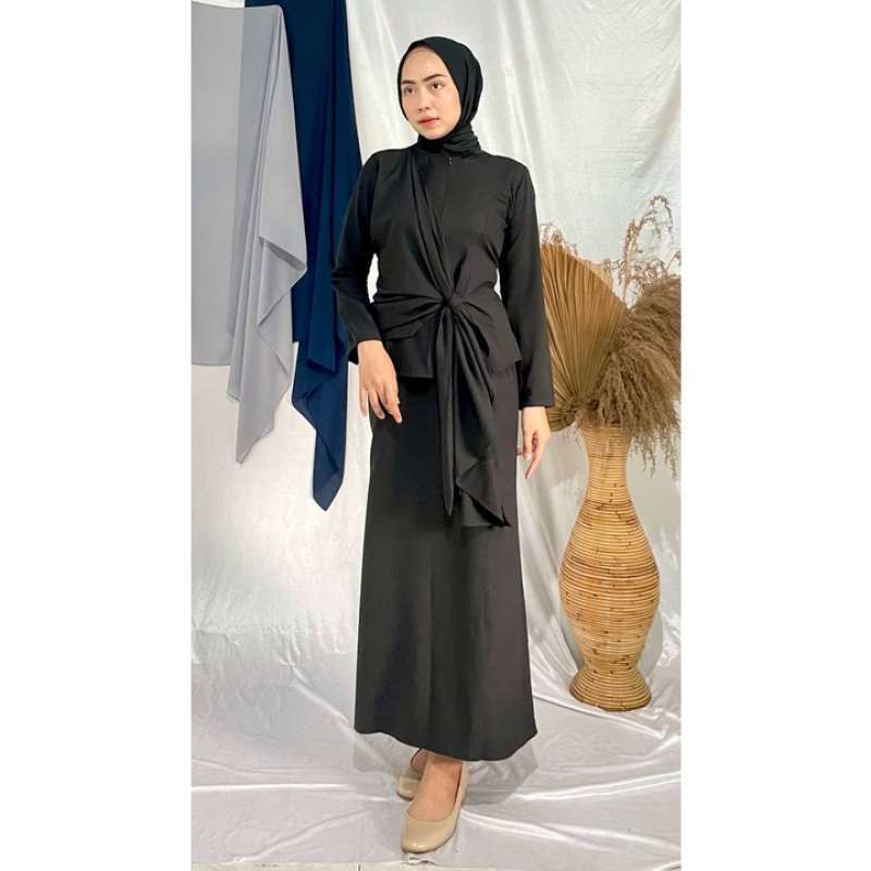 Jual Lora Set Turkey Malay Baju Kurung Melayu One Set Kondangan Polos ...