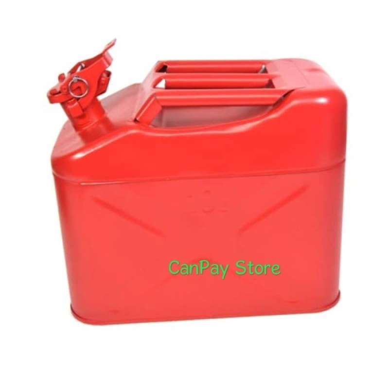 Promo Krisbow Jerigen Metal 10liter- Merah Diskon 11% Di Seller Raniah ...