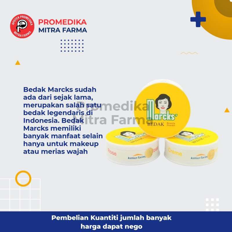Jual Bedak Marks 40 g/Pot / Bedak Tabur Kimia Farma di Seller Promedika ...