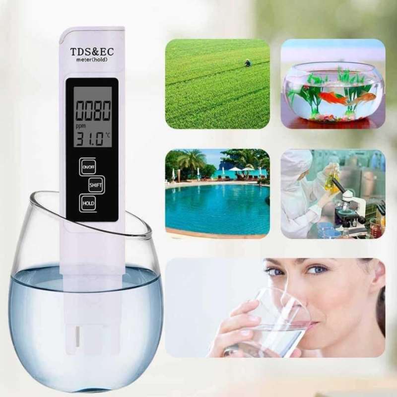 Jual Vktech Alat Ukur Uji Tds Ec Meter Digital Air Minum Akuarium - E-1 ...