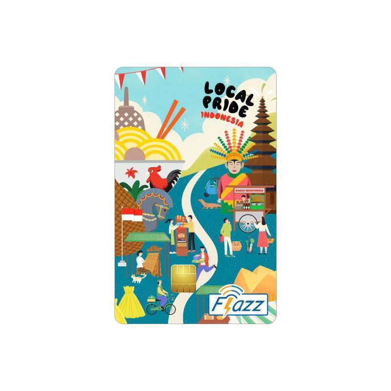 Jual Kartu Flazz Limited Edition UMKM Gerobak dan Makanan (Local Pride ...