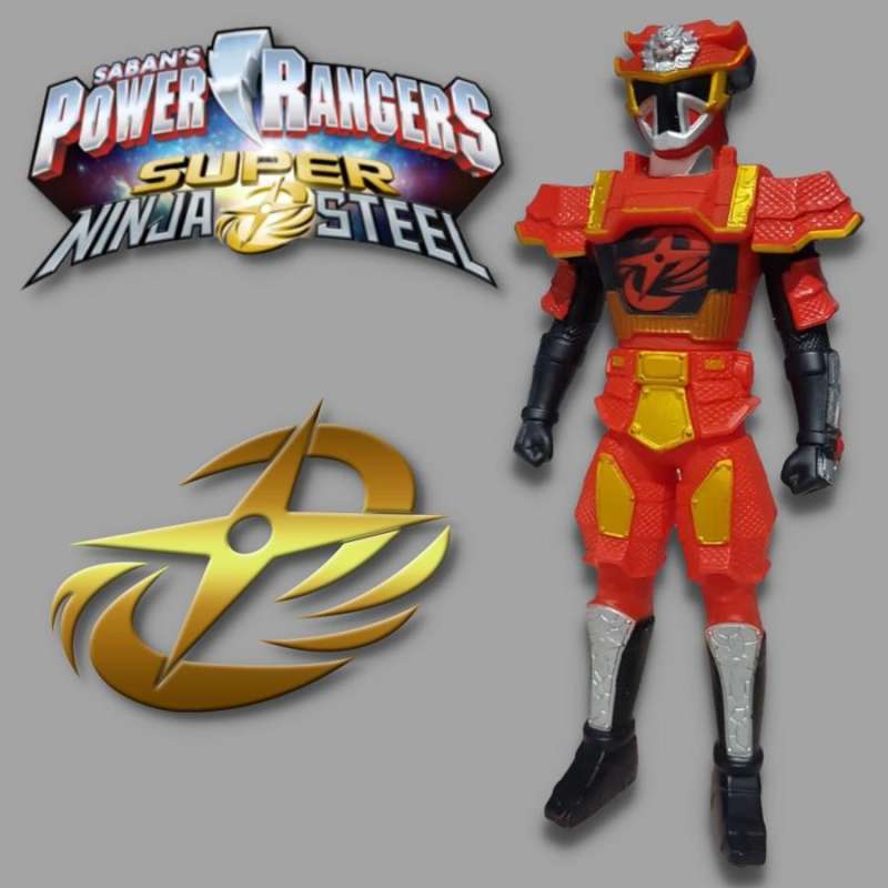 Jual SHS Figure Sentai Ninniger Red Armored Power Ranger Ninja Steel di ...