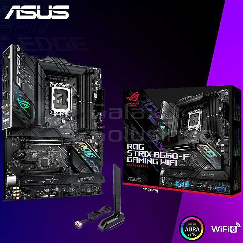 Jual ASUS ROG STRIX B660-F GAMING WIFI - Alder Lake di Seller Galaxy ...