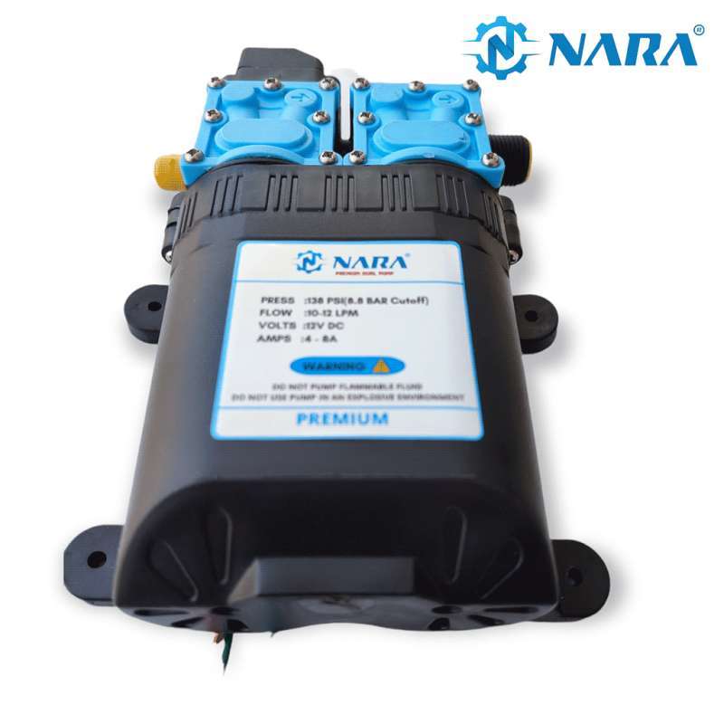 Jual Dual Pump 12v 8.8 Bar 12 Lpm Dinamo Pompa Sprayer Nara Dobel ...