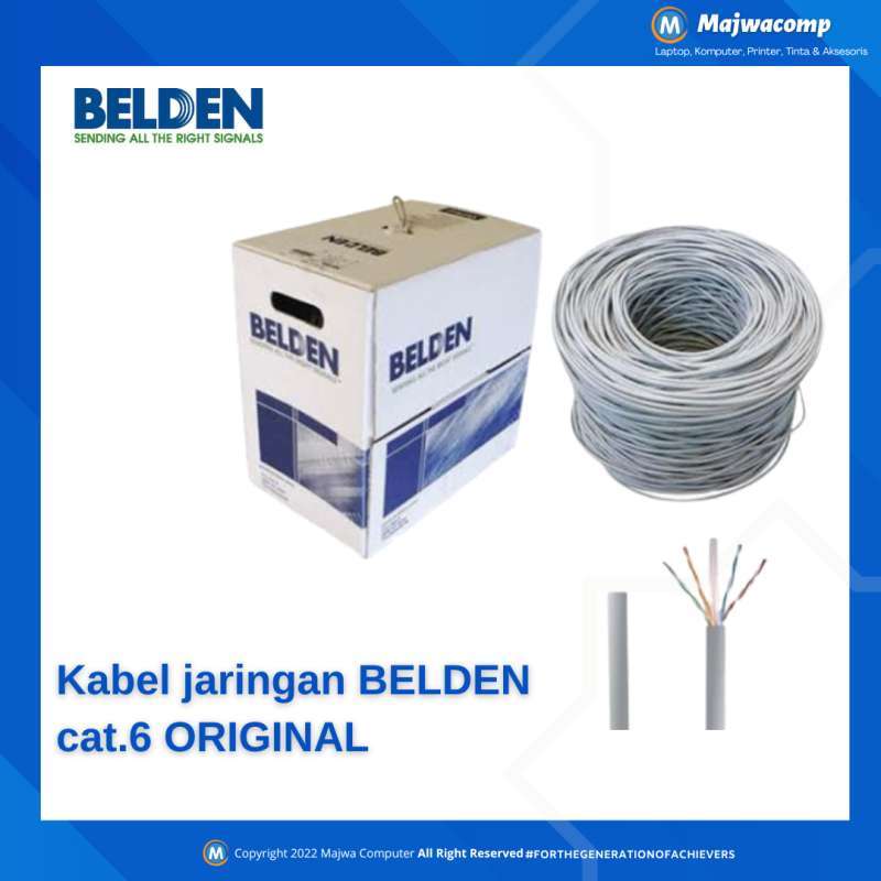 Jual Kabel jaringan BELDEN cat.6 ORIGINAL per meter di Seller Majwa Computer - Babakan Surabaya ...