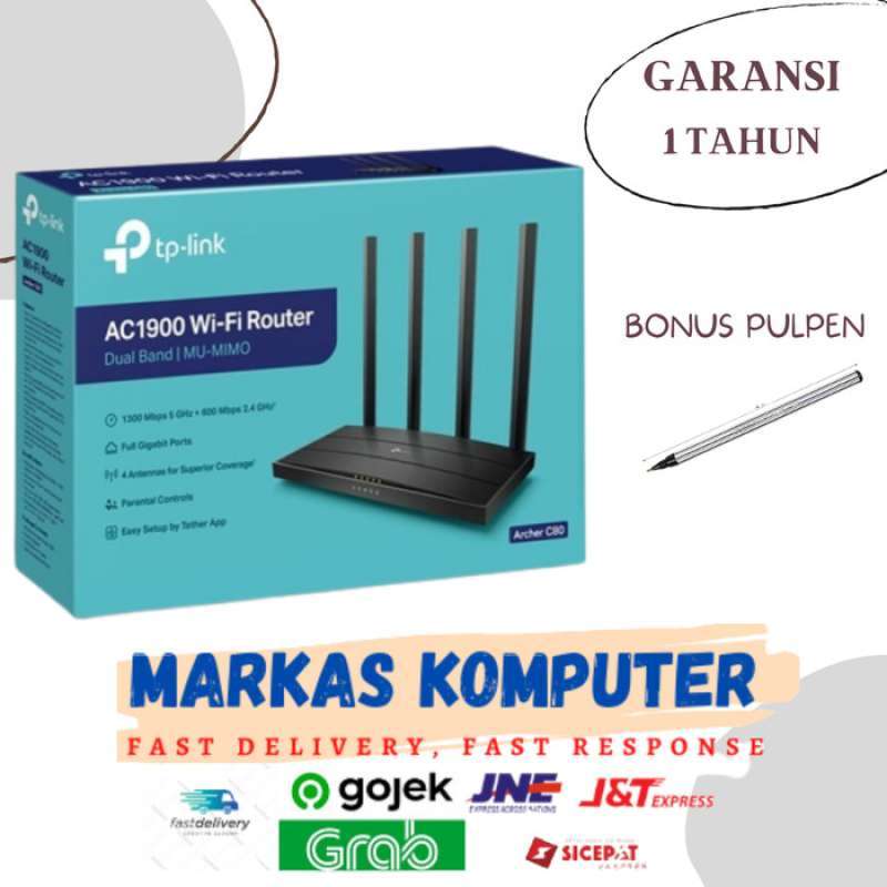 Promo Tp-Link Archer C80 Ac1900 Wireless Mu-Mimo Wi-Fi Router C 80 ...