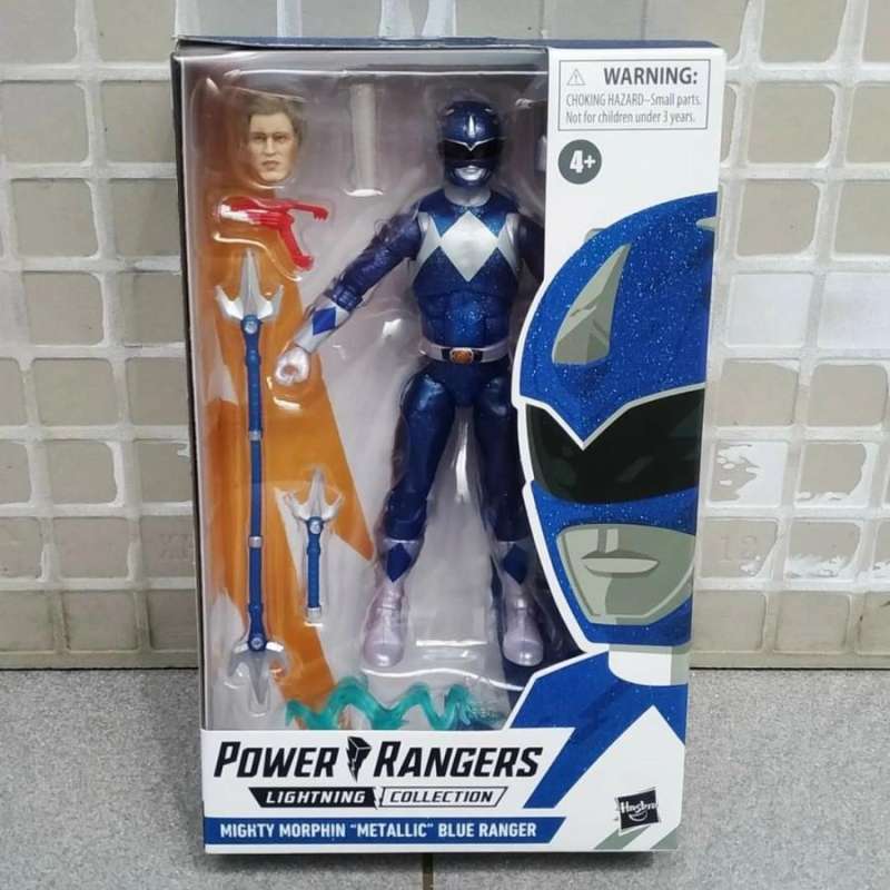 Jual HASBRO METALLIC BLUE RANGER BILLY POWER RANGERS LIGHTNING ...