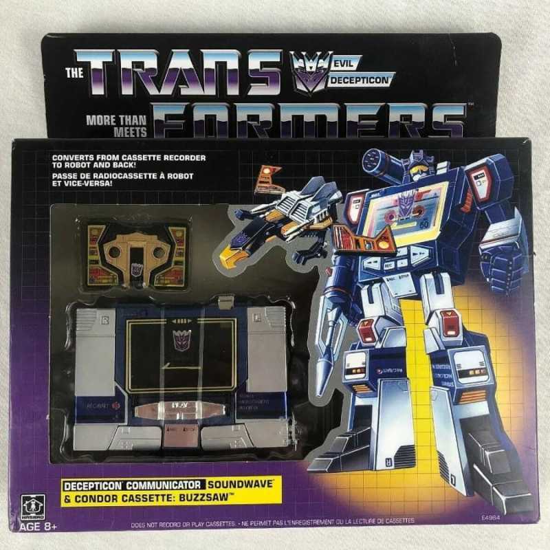 Jual HASBRO TRANSFORMERS G1 SOUNDWAVE & BUZZSAW DECEPTICON COMMUNICATOR ...