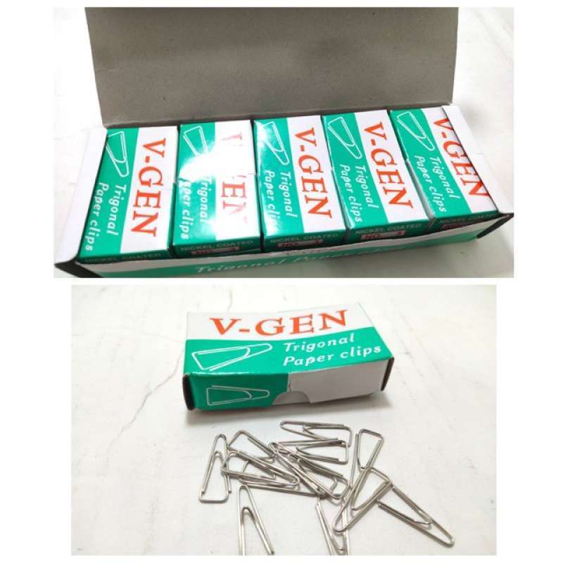 Jual ATOM NO.3 / PAPERCLIP / PAPER CLIP / PENJEPIT KERTAS TRIGONAL di ...