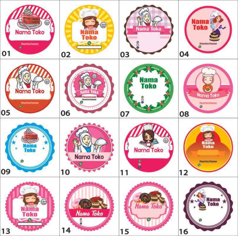 Jual Cetak Sticker Label Vinyl Free Cutting - Glossy 3.5x3.5 Di Seller ...