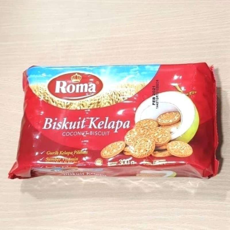 Jual ROMA kelapa coconut biscuit 300g di Seller Srisusan Shop ...