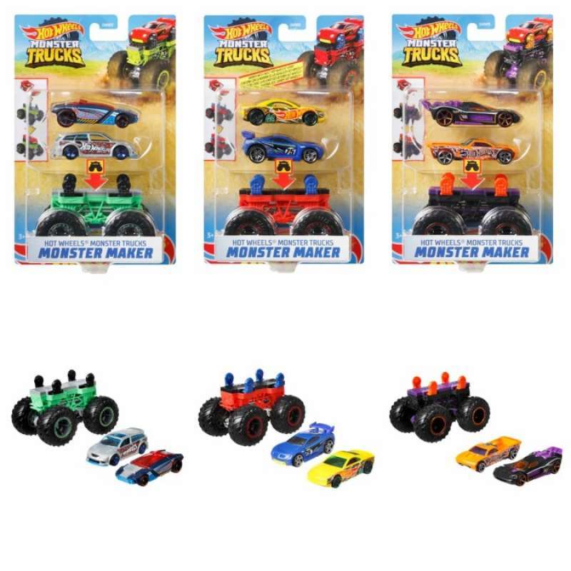 Jual Hot Wheels Monster Truck Monster Maker Original Mattel Di Seller ...