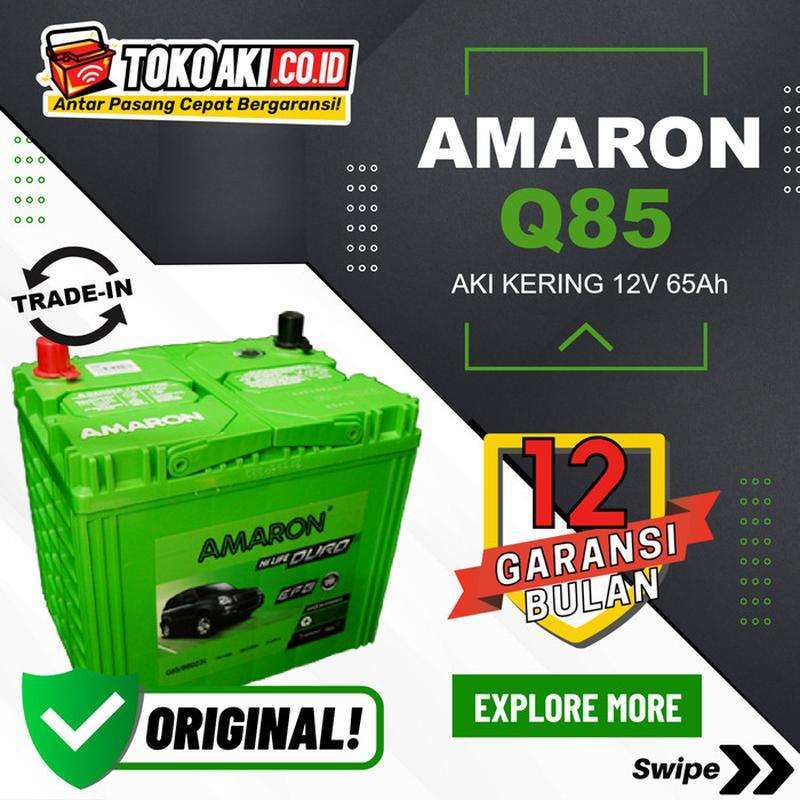 Jual AMARON HilifeDuro EFB Q85 90D23L - 65Ah [Tukar Aki Lama] - Green di Seller TokoAki Official ...