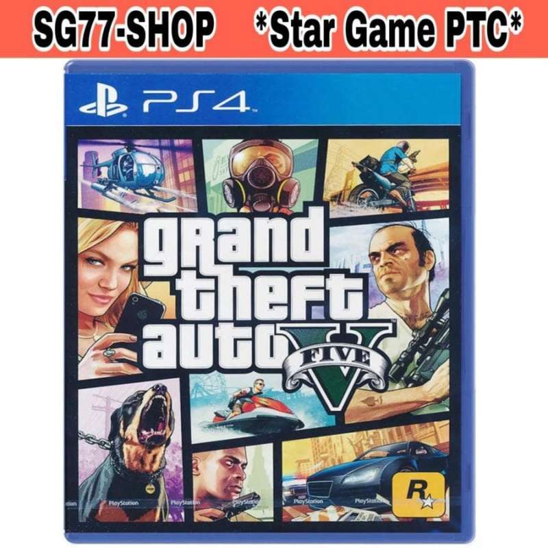 Jual Kaset PS4 GTA 5 / Grand Theft Auto 5 di Seller Star Game Official ...
