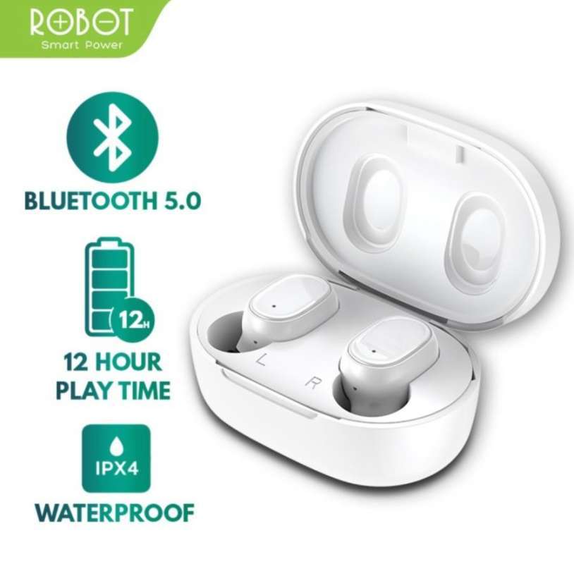 Jual Robot Wireless Earphone Airbuds T20 Original TWS True Wireless ...