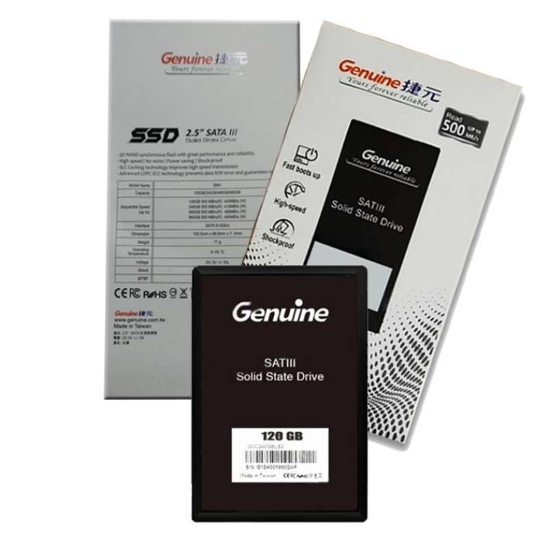 Jual SSD Genuine 128 GB Sata 3 2.5 - Garansi 3 Tahun / SSD 128GB SATA3 ...