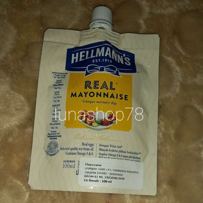 Jual Mayones Hellmann's real mayonnaise 100ml di Seller AToZphere ...