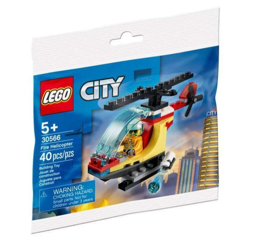 Jual Lego City Polybag 30566 Fire Helicopter / mainan anak heli pemadam ...