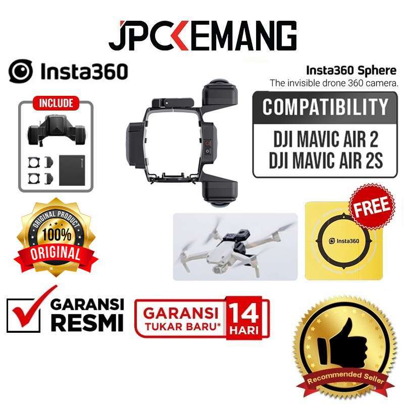 Jual Jpc Kemang Insta360 Sphere Invisible Drone 360 Camera Insta 360 Garansi Resmi Di Seller Jpc ...