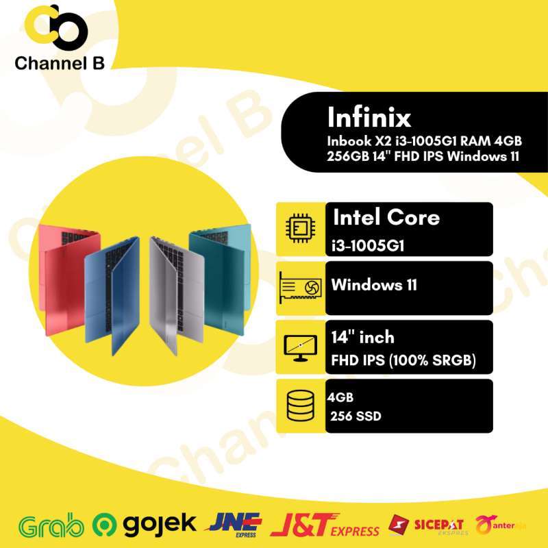 Promo Infinix INBook X2 [ Core i3 ] 4GB/256GB [Packing Kayu] - Garansi ...