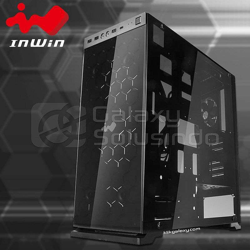 Promo INWIN 805 Mid Tower Tempered Glass Gaming Case - Black Diskon 55% ...