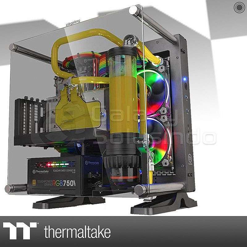 Jual Thermaltake Core P1 TG Tempered Glass Mini ITX Gaming Case di ...