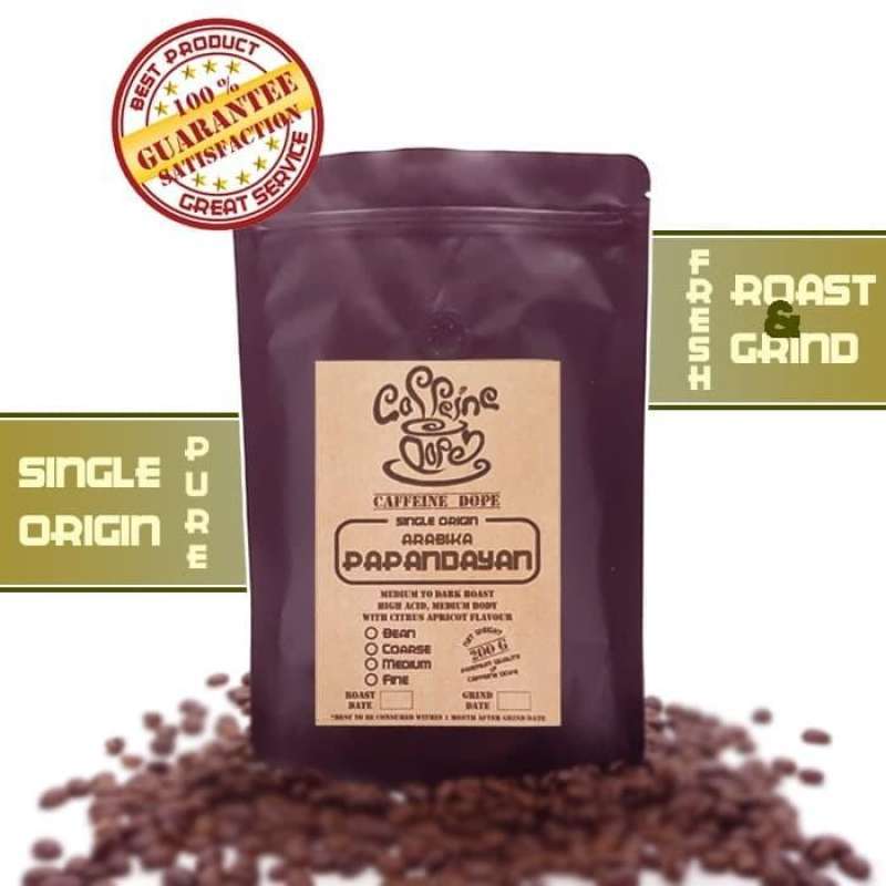Jual Kopi Arabika Garut Papandayan 200 Gram Single Origin - Bean Di ...