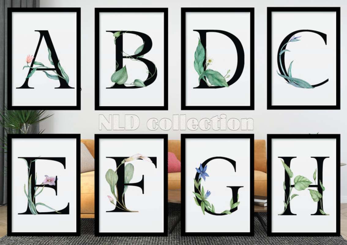 Jual Hiasan Dinding Wall Decor Custom Huruf Dan Angka 01 Di Seller