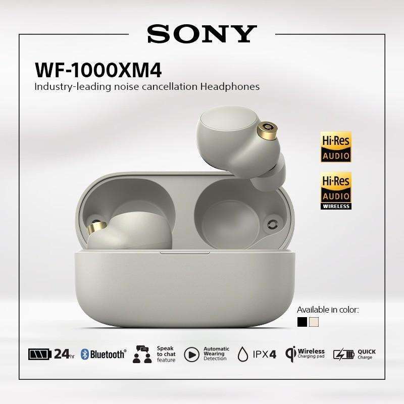 Jual Sony Wf-1000xm4 Noise Canceling Truly Wireless Headset Bluetooth ...